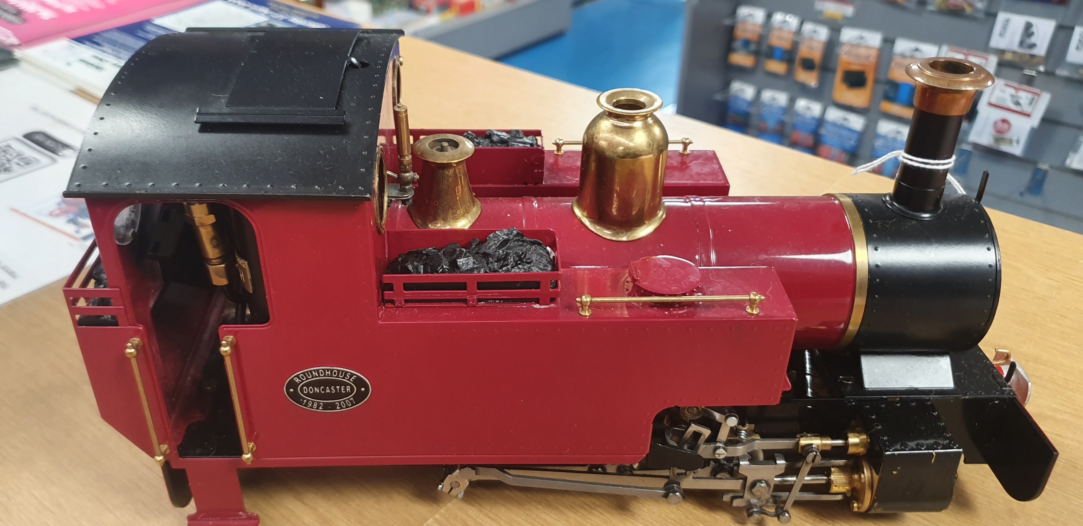 NOW REDUCED!! Roundhouse Live steam Loco. Silver Lady 0-6-0 Tank Locom ...